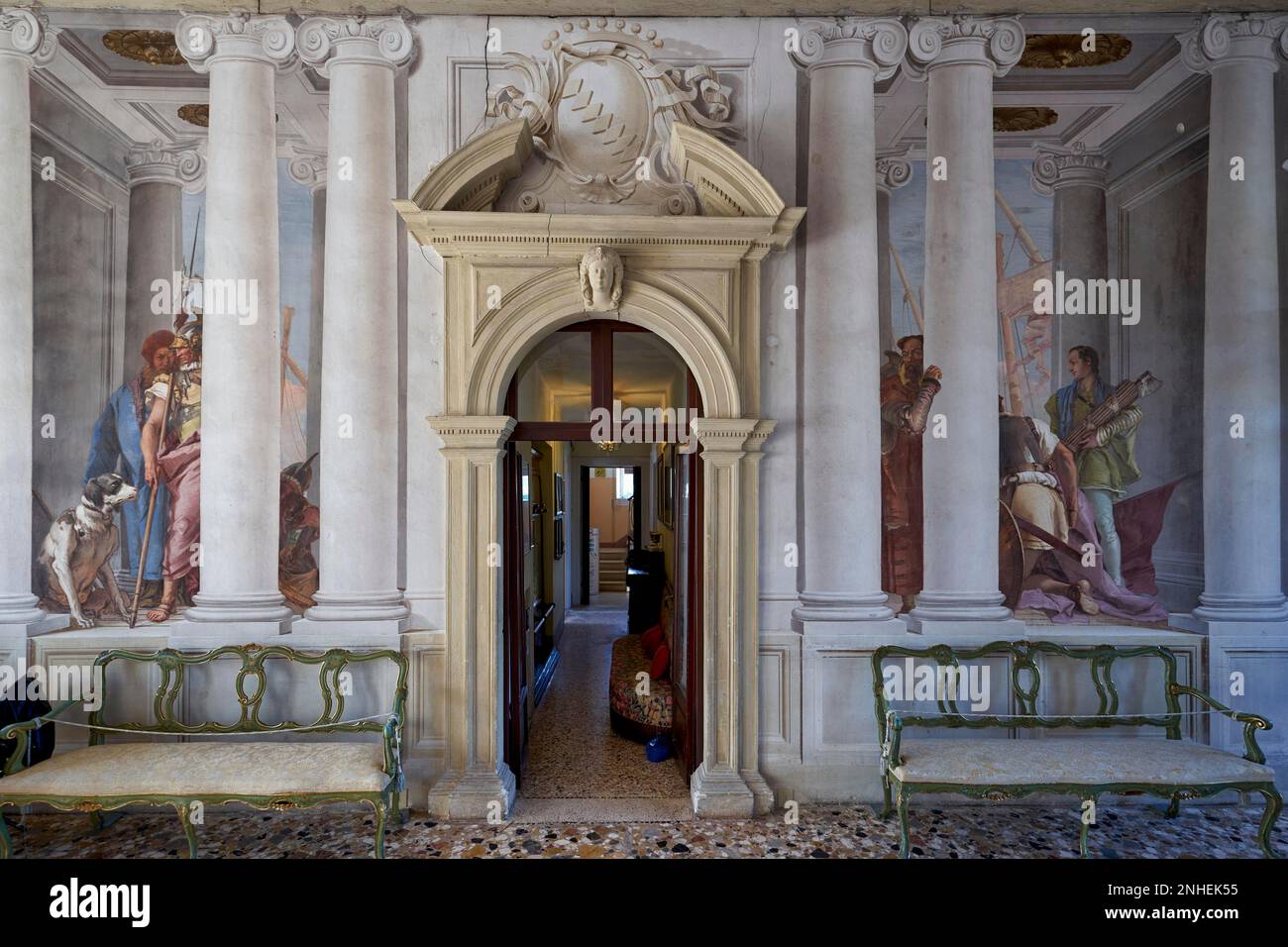 Villa Valmarana ai Nani takes its name from the statues of the 17 stone ...