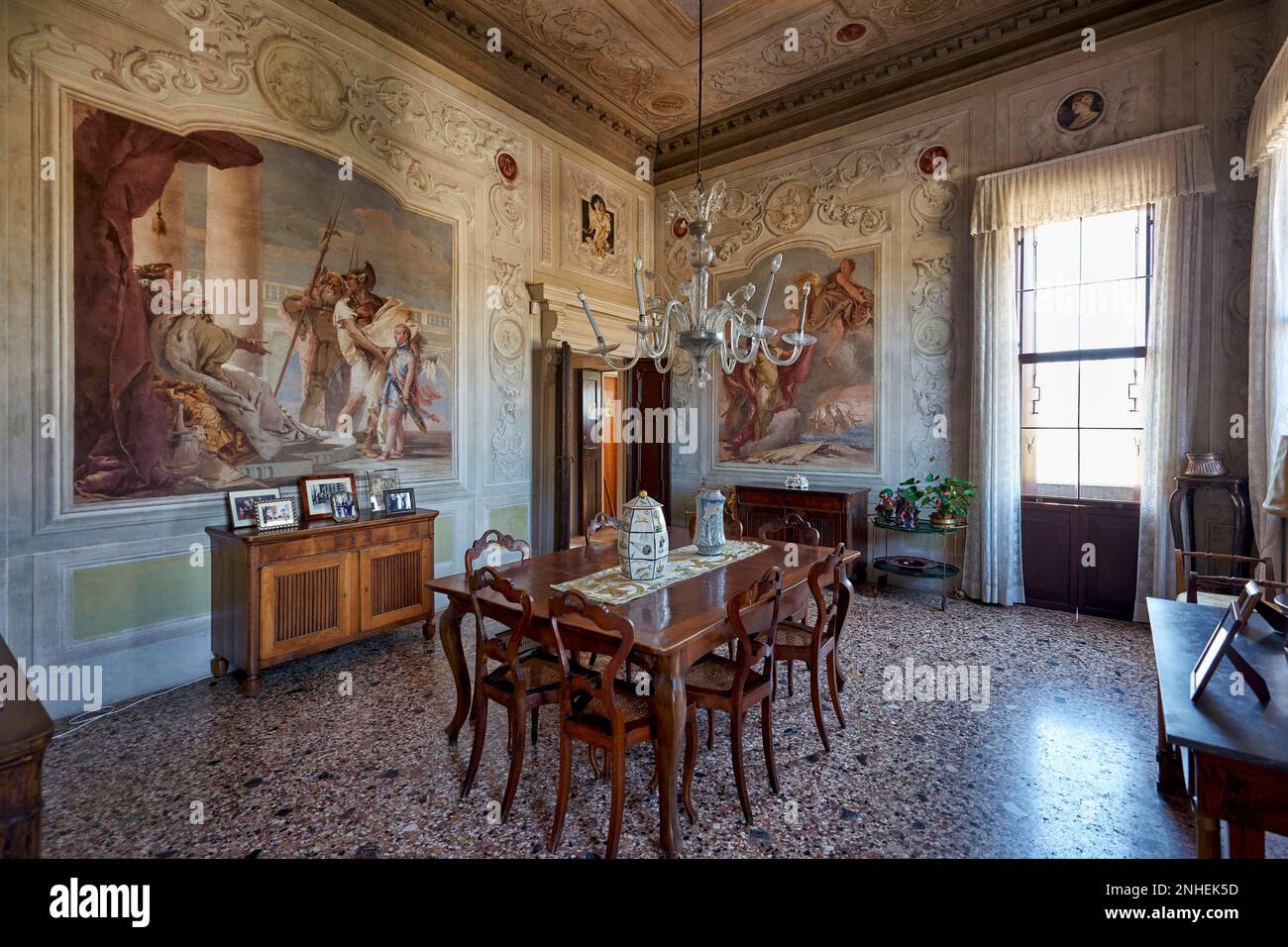 Villa Valmarana ai Nani takes its name from the statues of the 17 stone ...