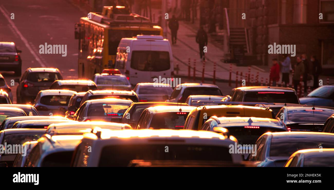 This photo captures the intense energy of the morning rush hour in the ...