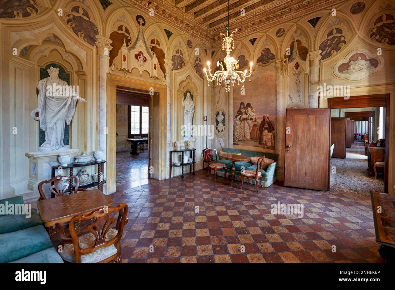 Villa Valmarana ai Nani takes its name from the statues of the 17 stone ...