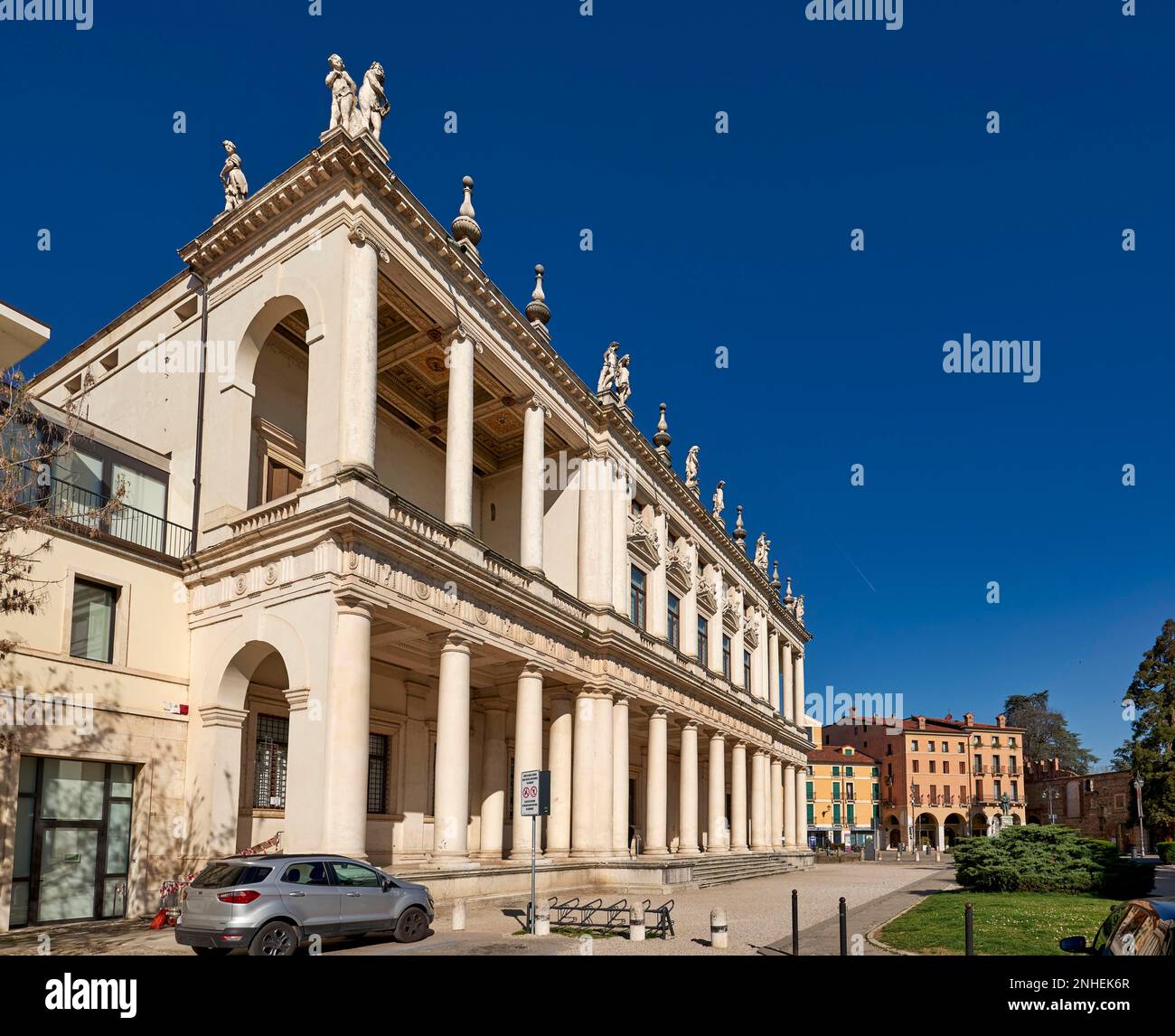 Vicenza, Veneto, Italy. The Palazzo Chiericati is a Renaissance palace ...