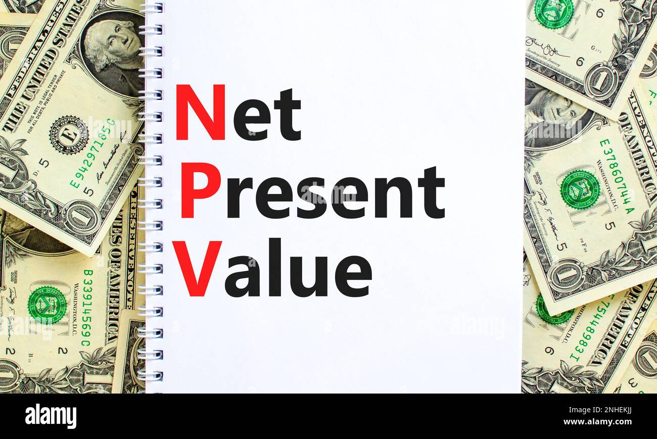 NPV net present value symbol. Concept words NPV net present value on ... NPV net present value symbol. Concept words NPV net present value on ...