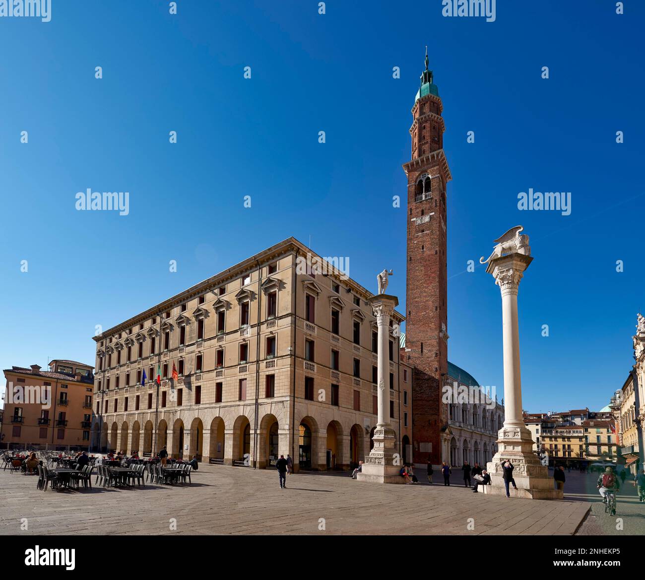 Vicenza, Veneto, Italy. The Basilica Palladiana is a Renaissance ...