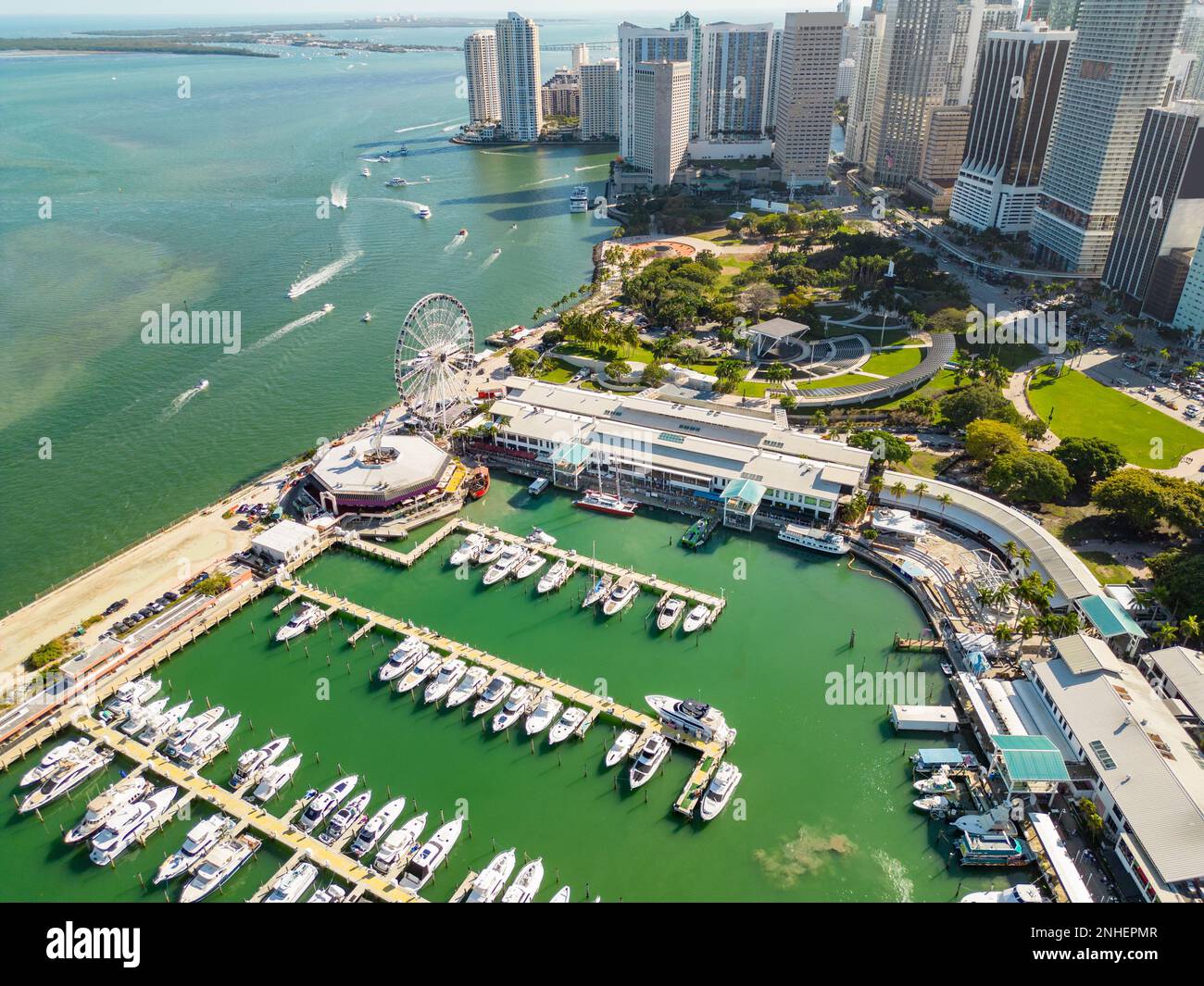 Aerial photo Downtown Miami circa 2023 Stock Photo - Alamy
