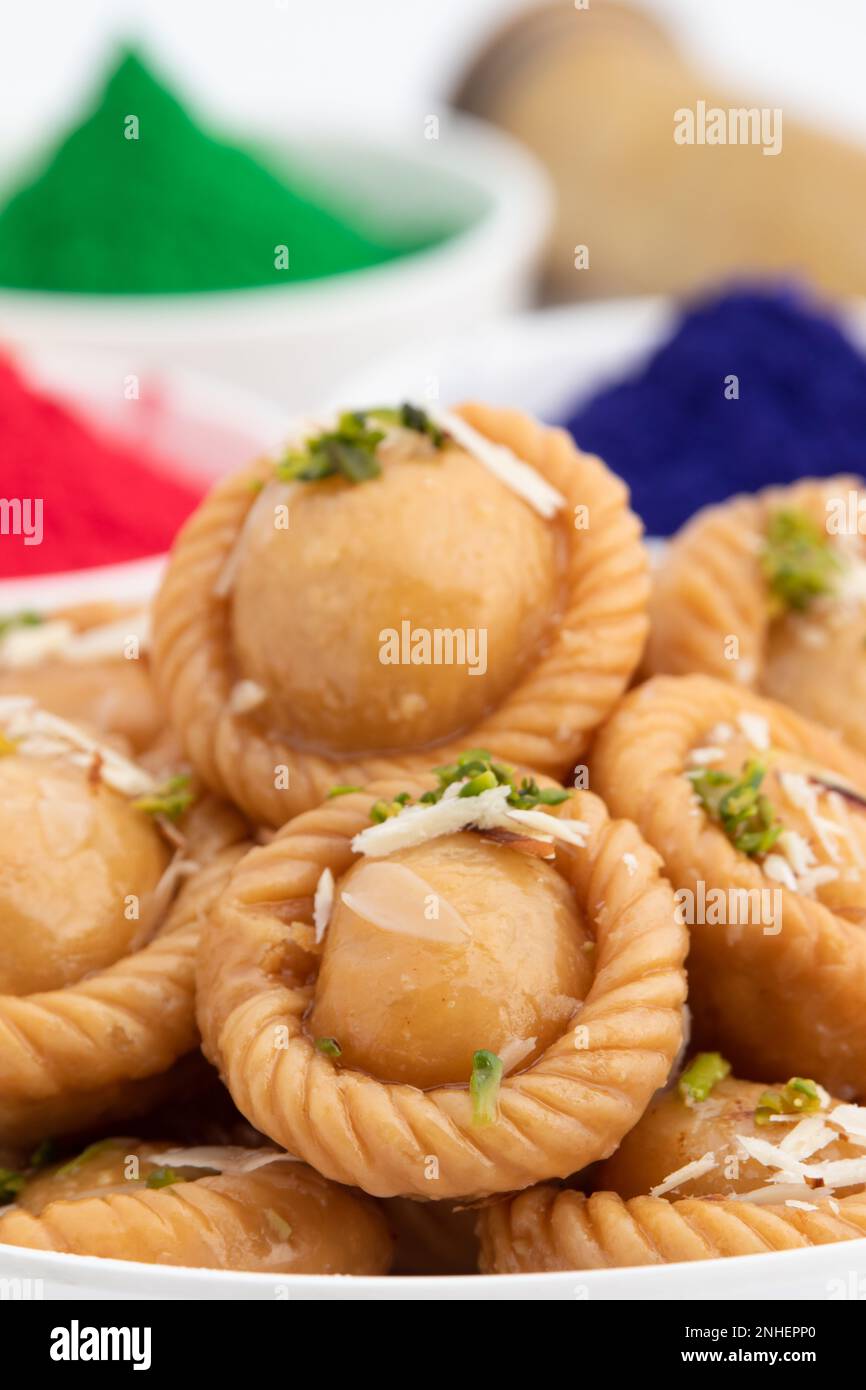 Chandrakala Gujia Mithai Also Called Suryakala Gujiya, Pirukiya ...