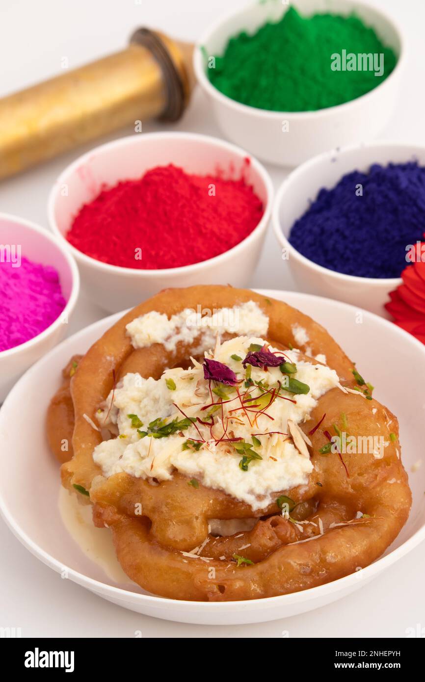 Rabdi Jalebi Also Called Rabri Jilebi, Jilapi, Jilipi, Zulbia, Zalebi ...