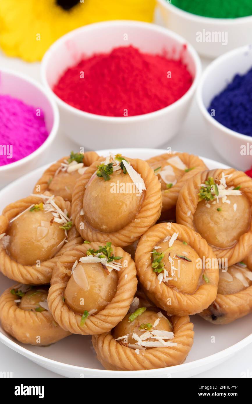 Chandrakala Gujia Mithai Also Called Suryakala Gujiya, Pirukiya ...