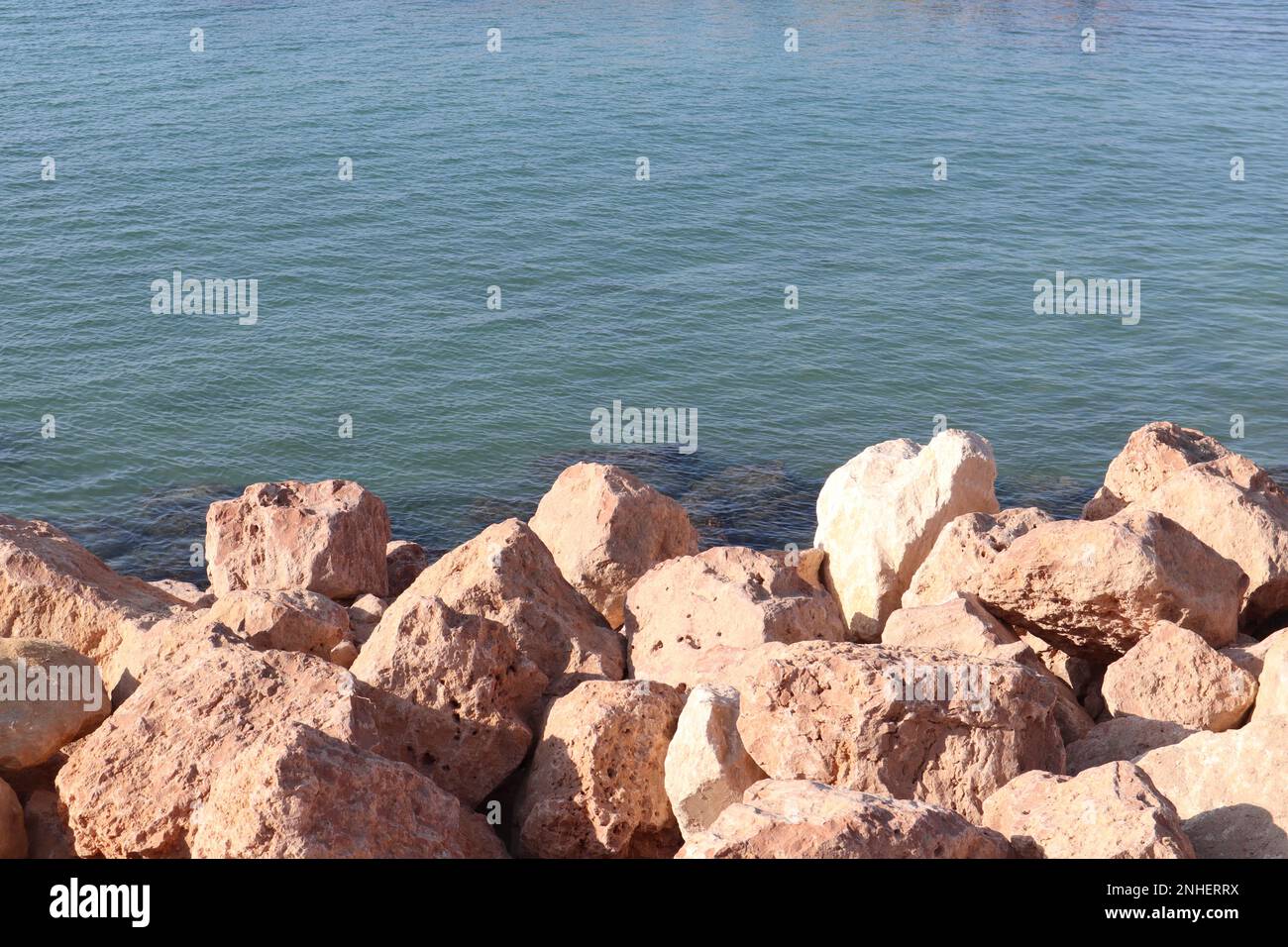 A view of sea and rocks Stock Photo - Alamy