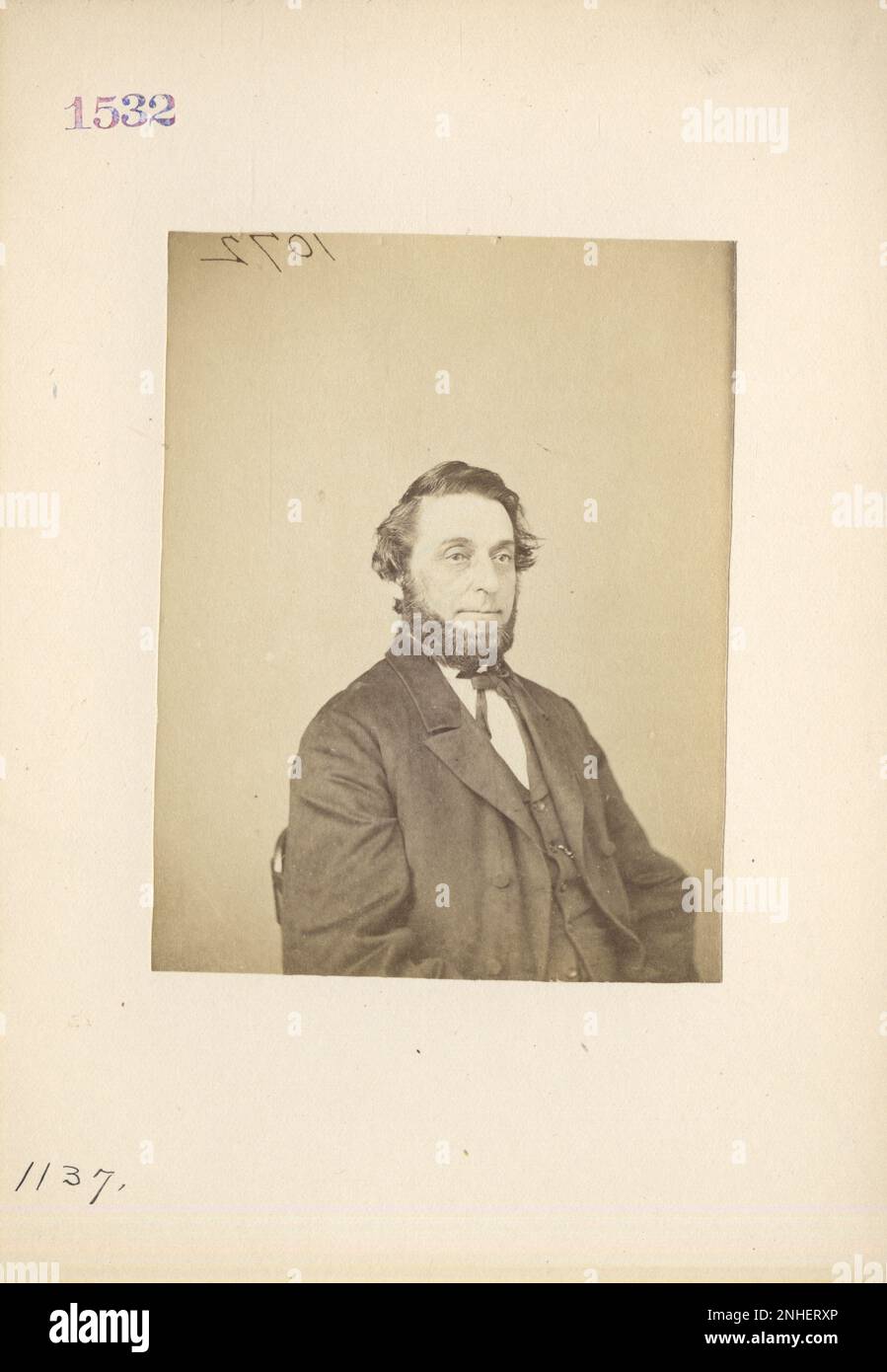 Hon. John F. Benjamin; Missouri 19th Century Mathew Brady ...