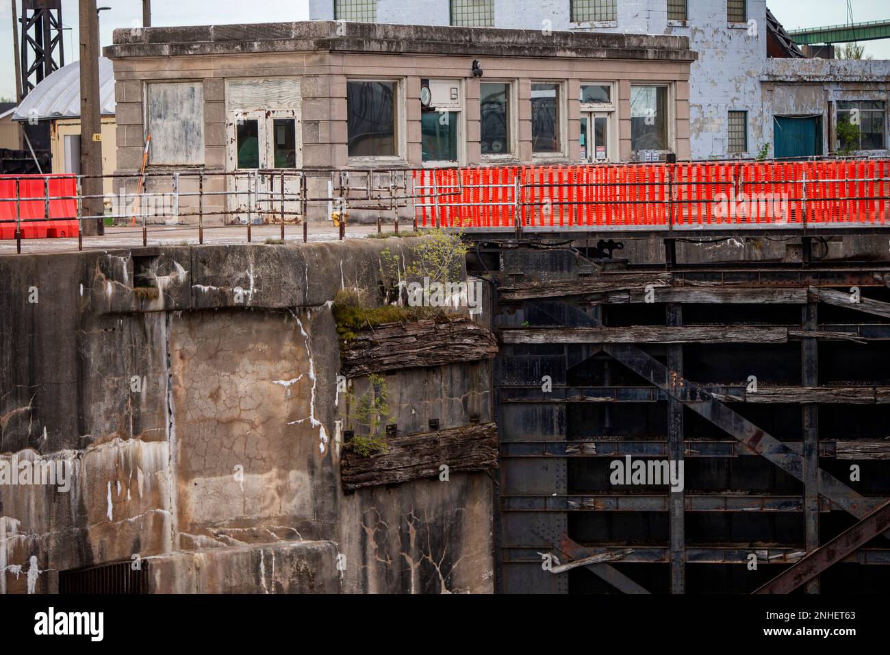 The Sabin Lock in Sault Ste. Marie, Mich., on Monday, May 16, 2022. The ...