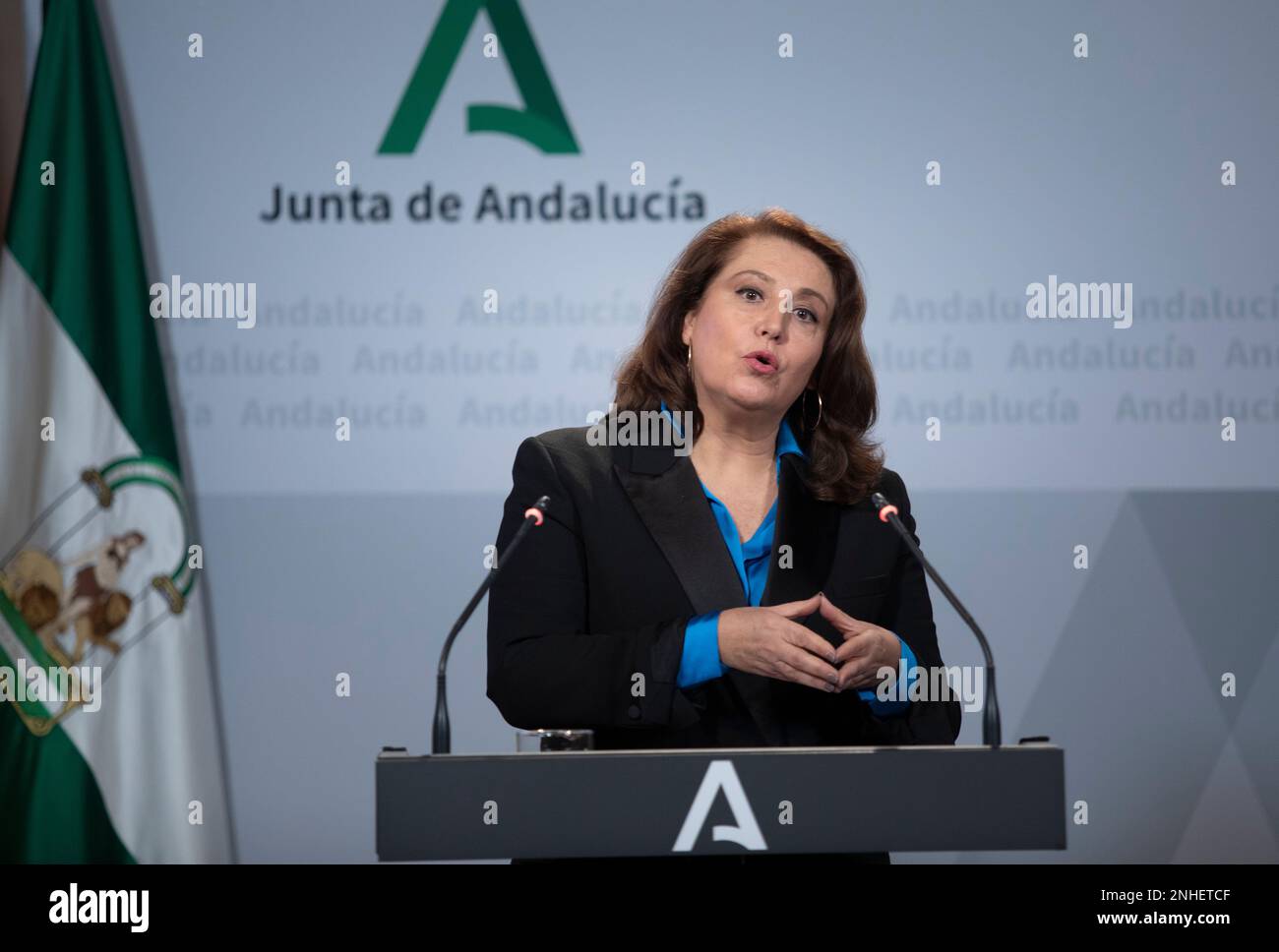 The Minister of Agriculture, Water and Rural Development, Carmen Crespo ...