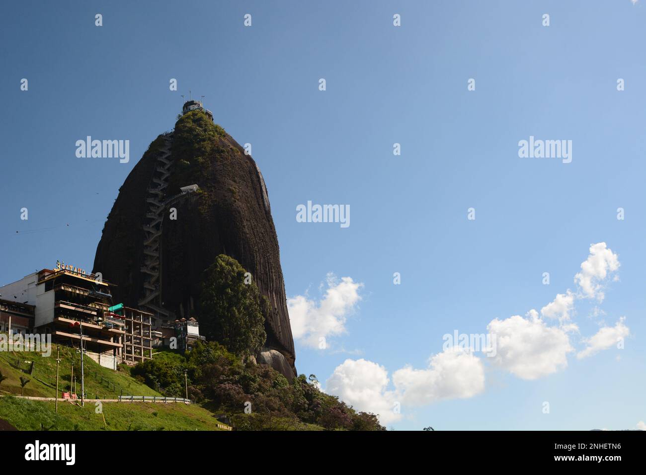 View of El Penol rock. Guatapé. Antioquia department. Colombia Stock ... View of El Penol rock. Guatapé. Antioquia department. Colombia Stock ...