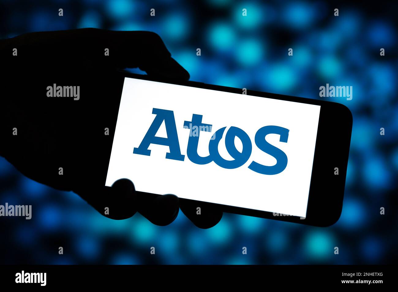 Atos logo hi-res stock photography and images - Alamy