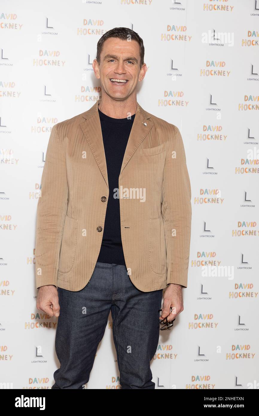 Scott Maslen attending the gala opening of David Hockney: Bigger ...