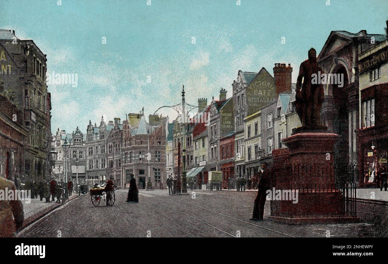 Broad street reading 1907 Stock Photo - Alamy