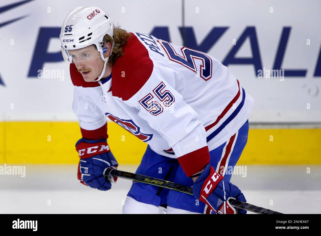 NHL profile photo on Montreal Canadiens player Michael Pezzetta at a ...