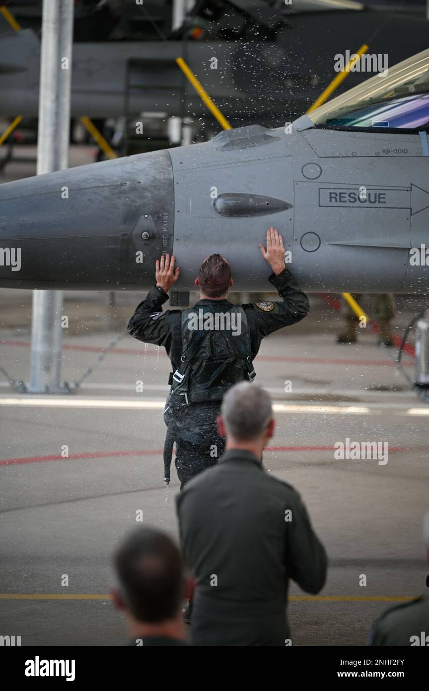 Lt. Col. Joost Luijsterburg, the Royal Netherlands Air Force detachment ...