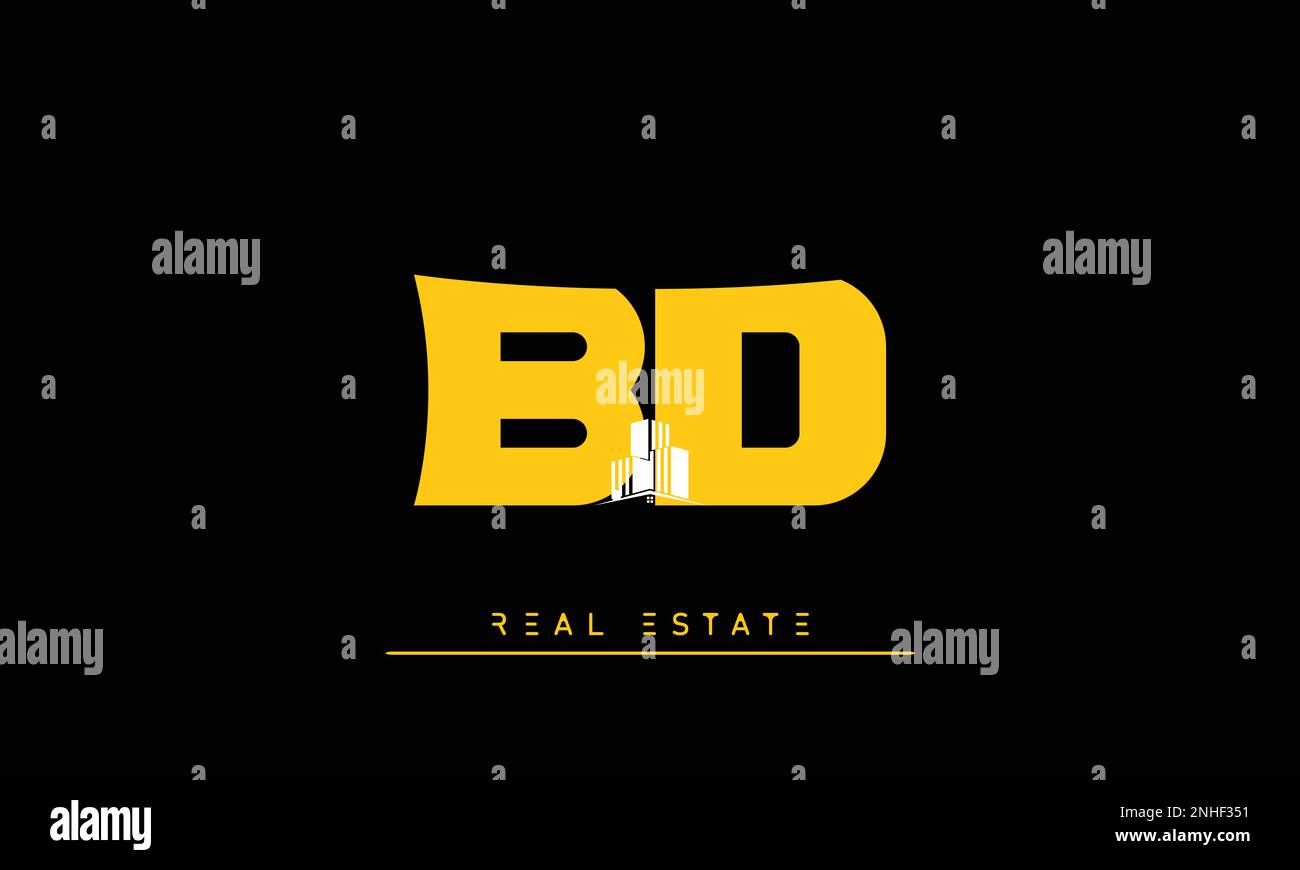 Bd real estate logo hi-res stock photography and images - Alamy