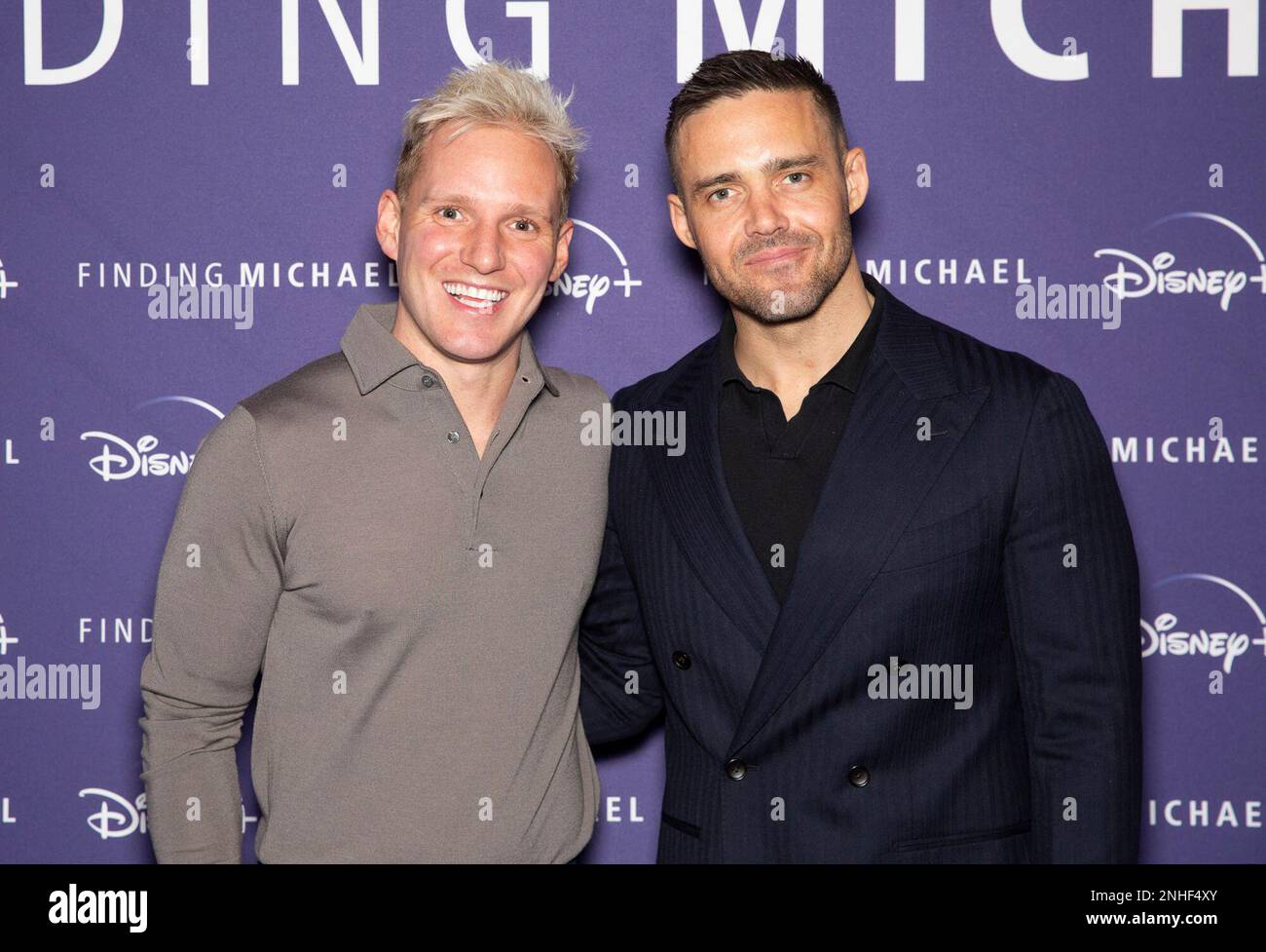 Jamie Laing (left) and Spencer Matthews attending the premiere of the ...