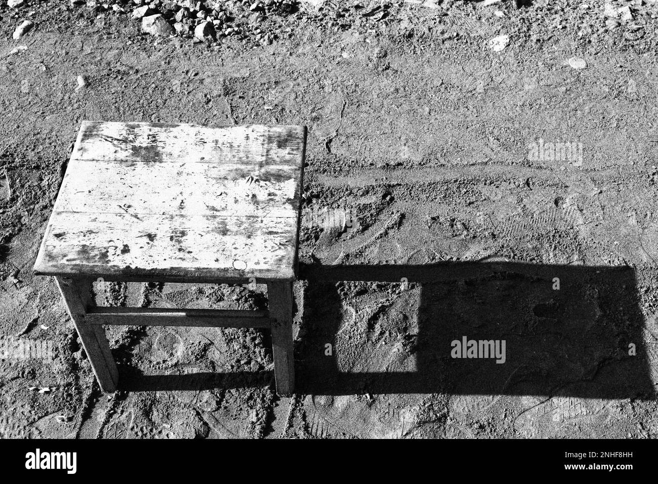 Table at sea Black and White Stock Photos & Images - Alamy