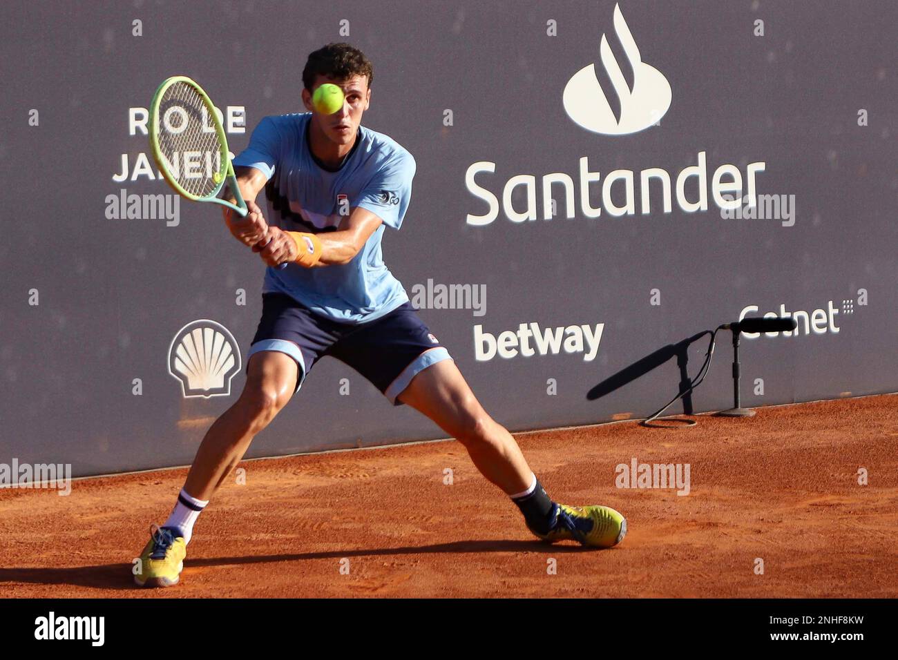 Rio de Janeiro, Brazil, 16th Feb, 2023. Jockey Club Brasileiro, ATP 500 ...