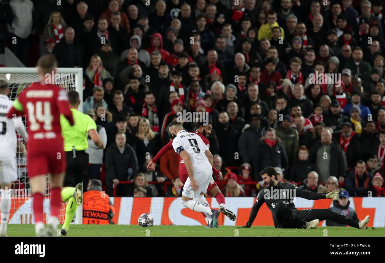 Anfield, Liverpool, Merseyside, UK. 21st Feb, 2023. Champions League ...