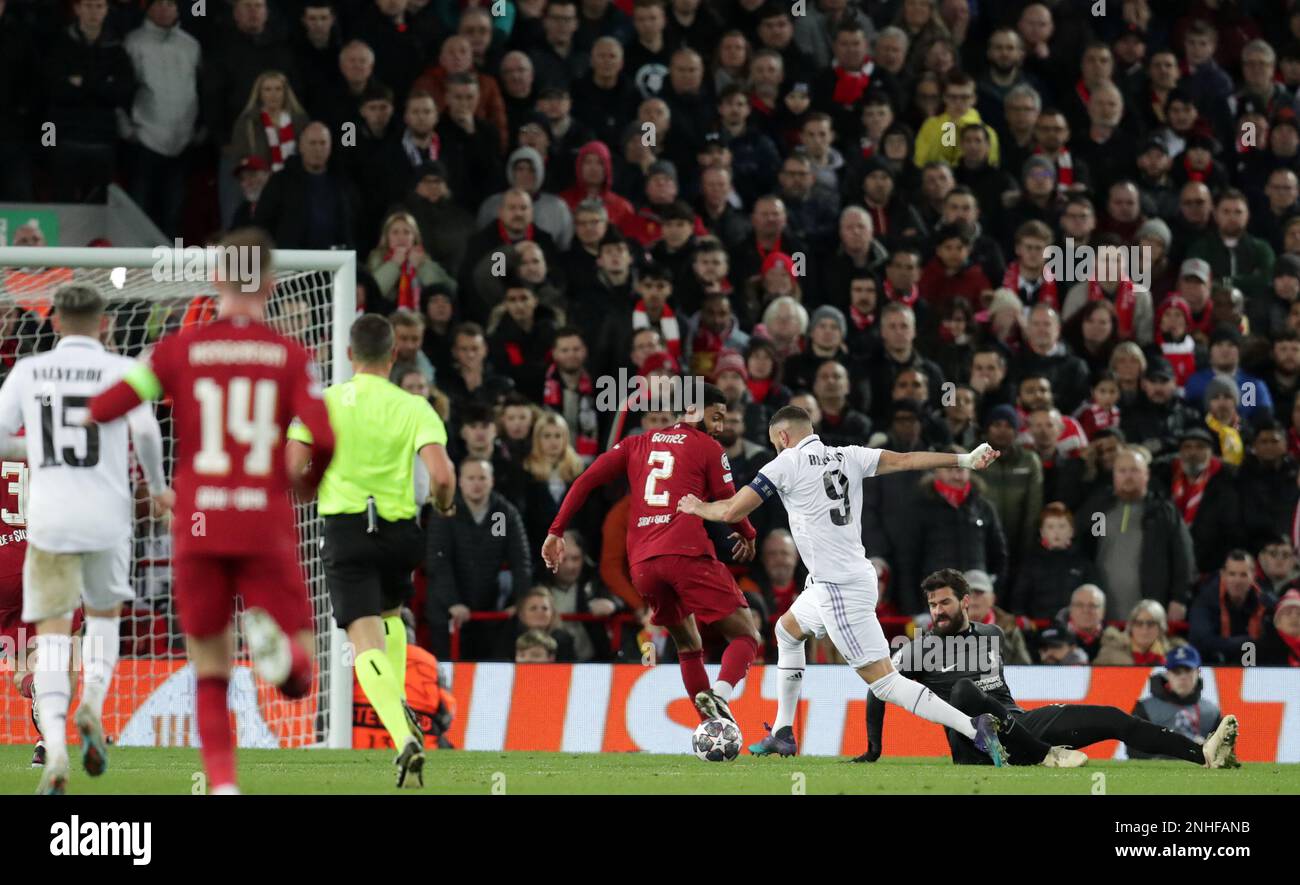 Anfield, Liverpool, Merseyside, UK. 21st Feb, 2023. Champions League ...