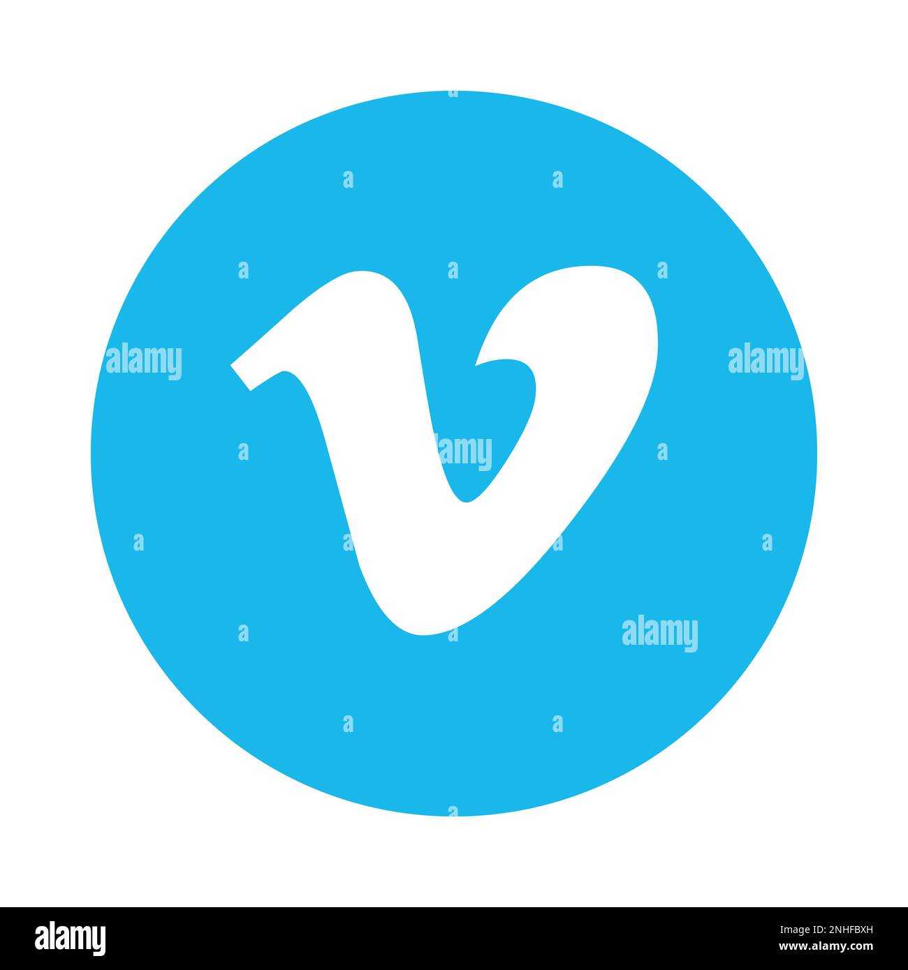 Vimeo social media app icon. Square shape vector illustration Stock Vector Image & Art - Alamy
