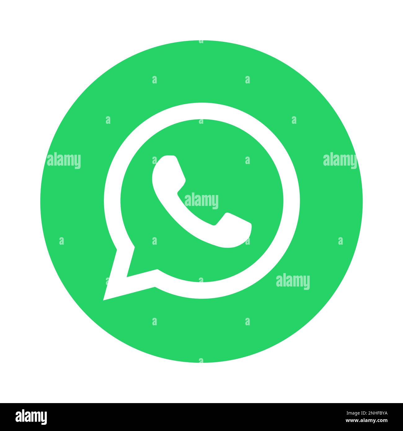 WattsApp instant messaging app icon. Square shape vector illustration ...