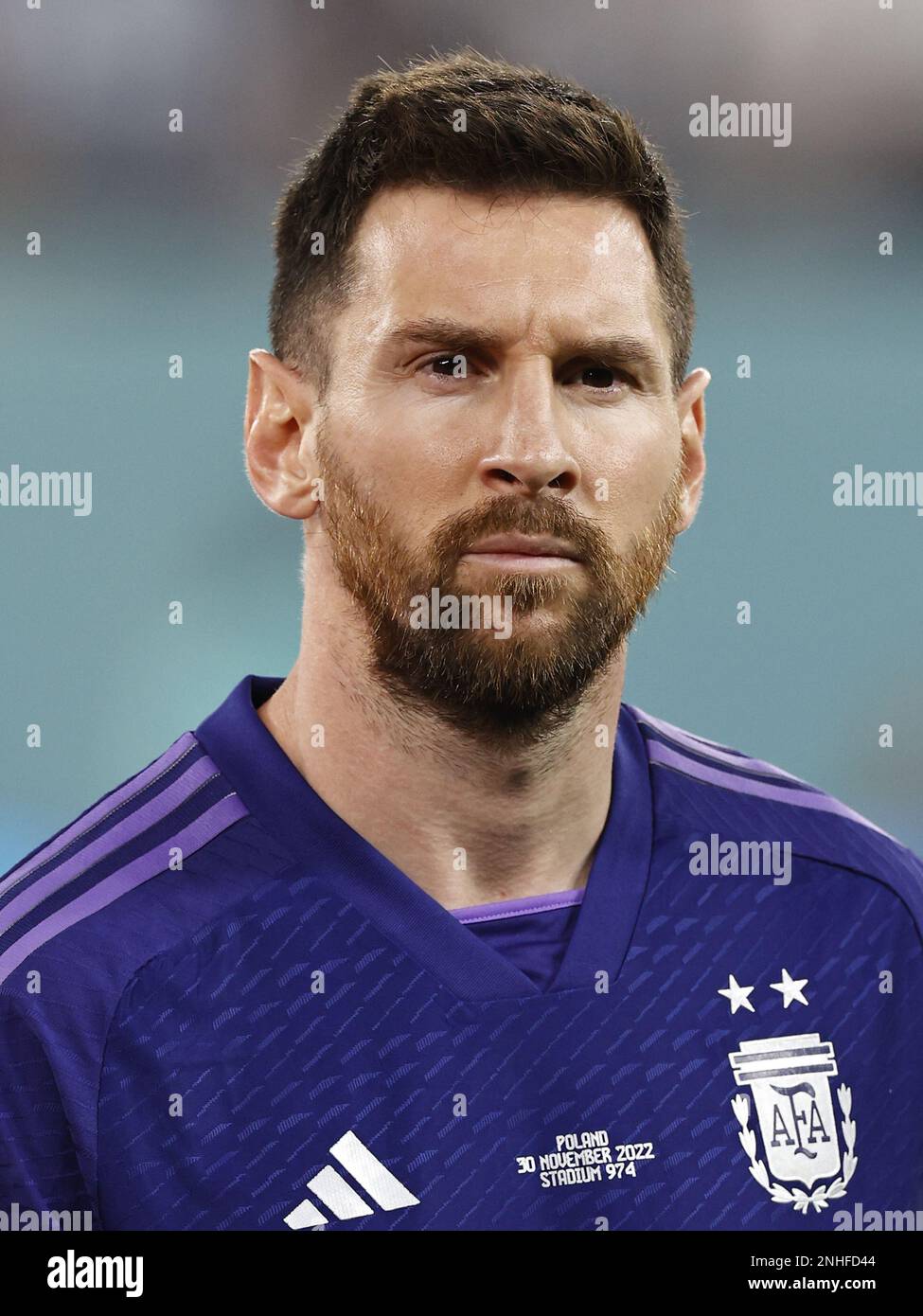 DOHA - Lionel Messi of Argentina during the FIFA World Cup Qatar 2022 ...