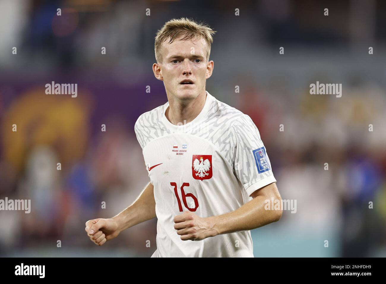 DOHA - Karol Swiderski of Poland during the FIFA World Cup Qatar 2022 ...