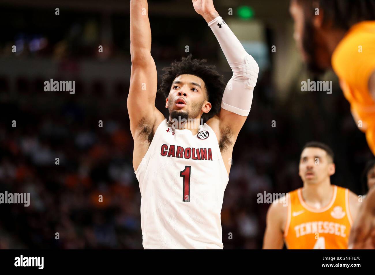 COLUMBIA, SC - JANUARY 07: Jacobi Wright (1) of the South Carolina ...