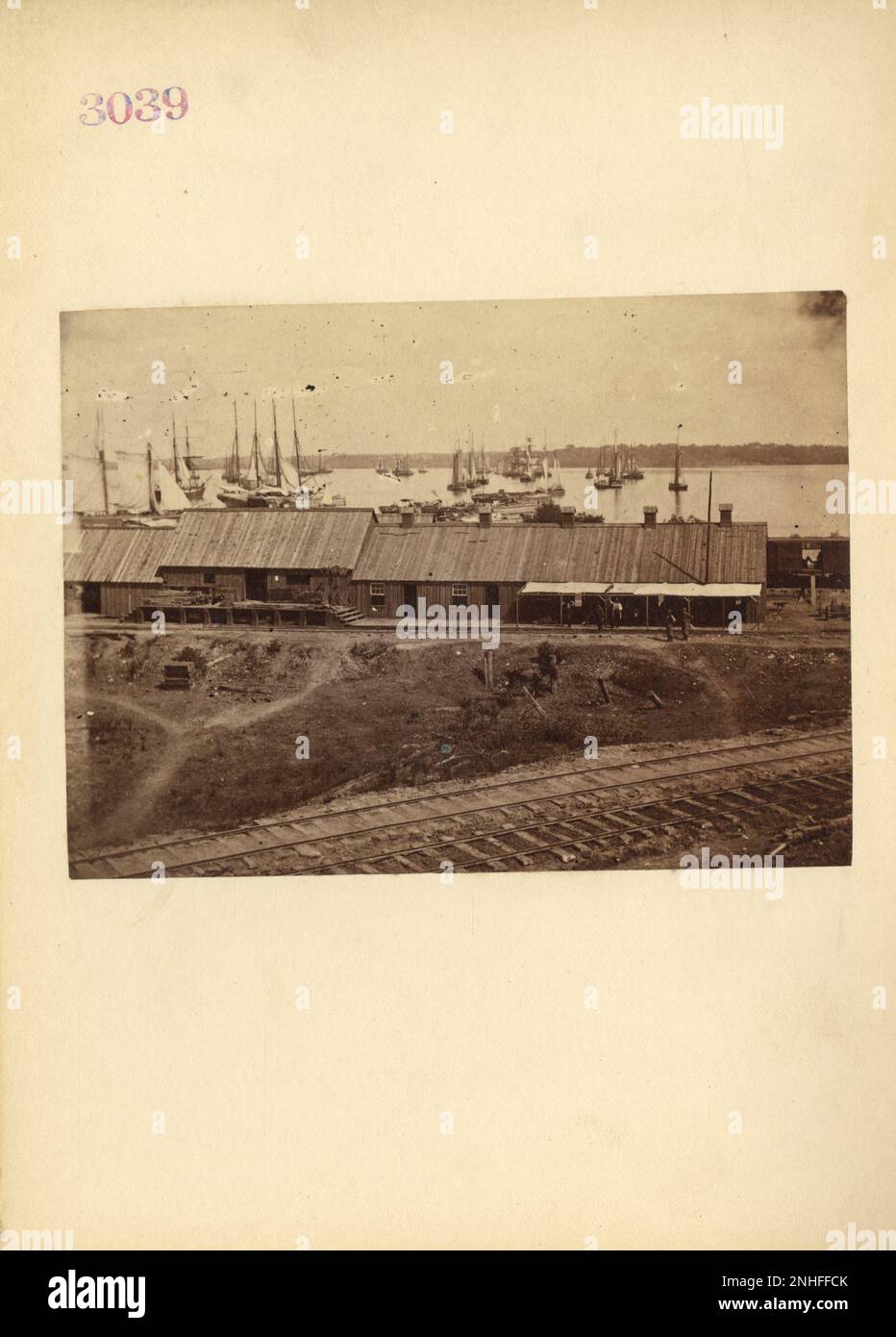 View of City Point, Virginia 19th Century Mathew Brady, Quartermaster ...