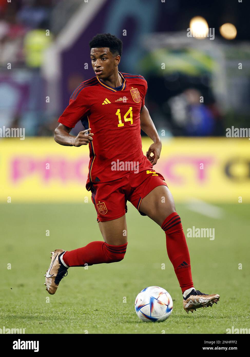 AL-RAYYAN - Alejandro Balde of Spain during the FIFA World Cup Qatar ...