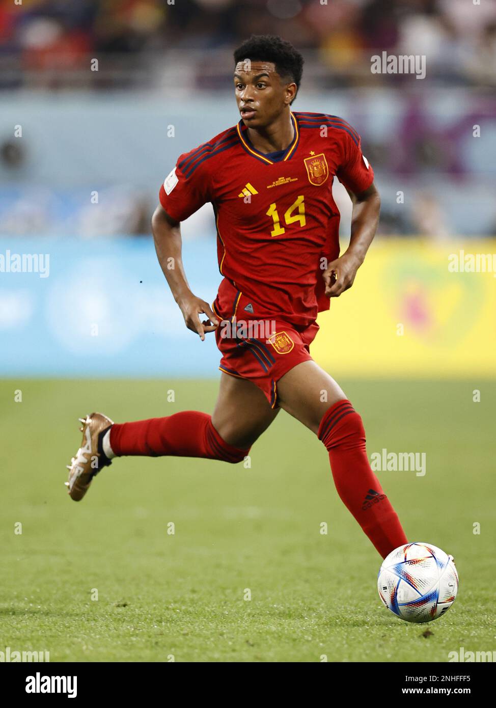 AL-RAYYAN - Alejandro Balde of Spain during the FIFA World Cup Qatar ...