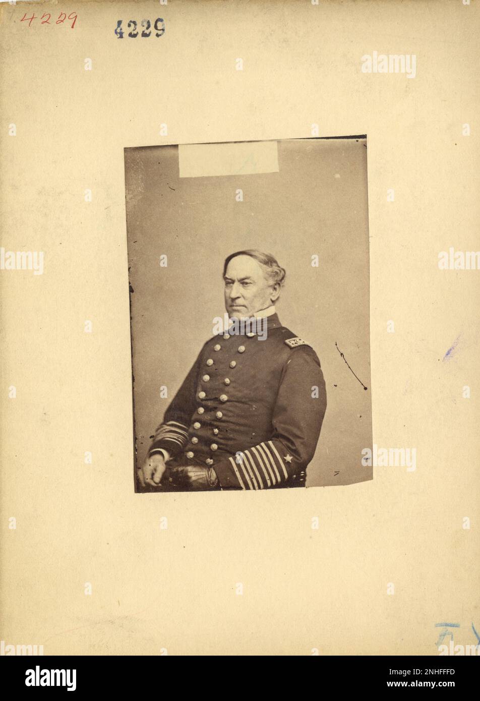 Admiral David Farragut 19th Century Mathew Brady, Quartermaster, and ...