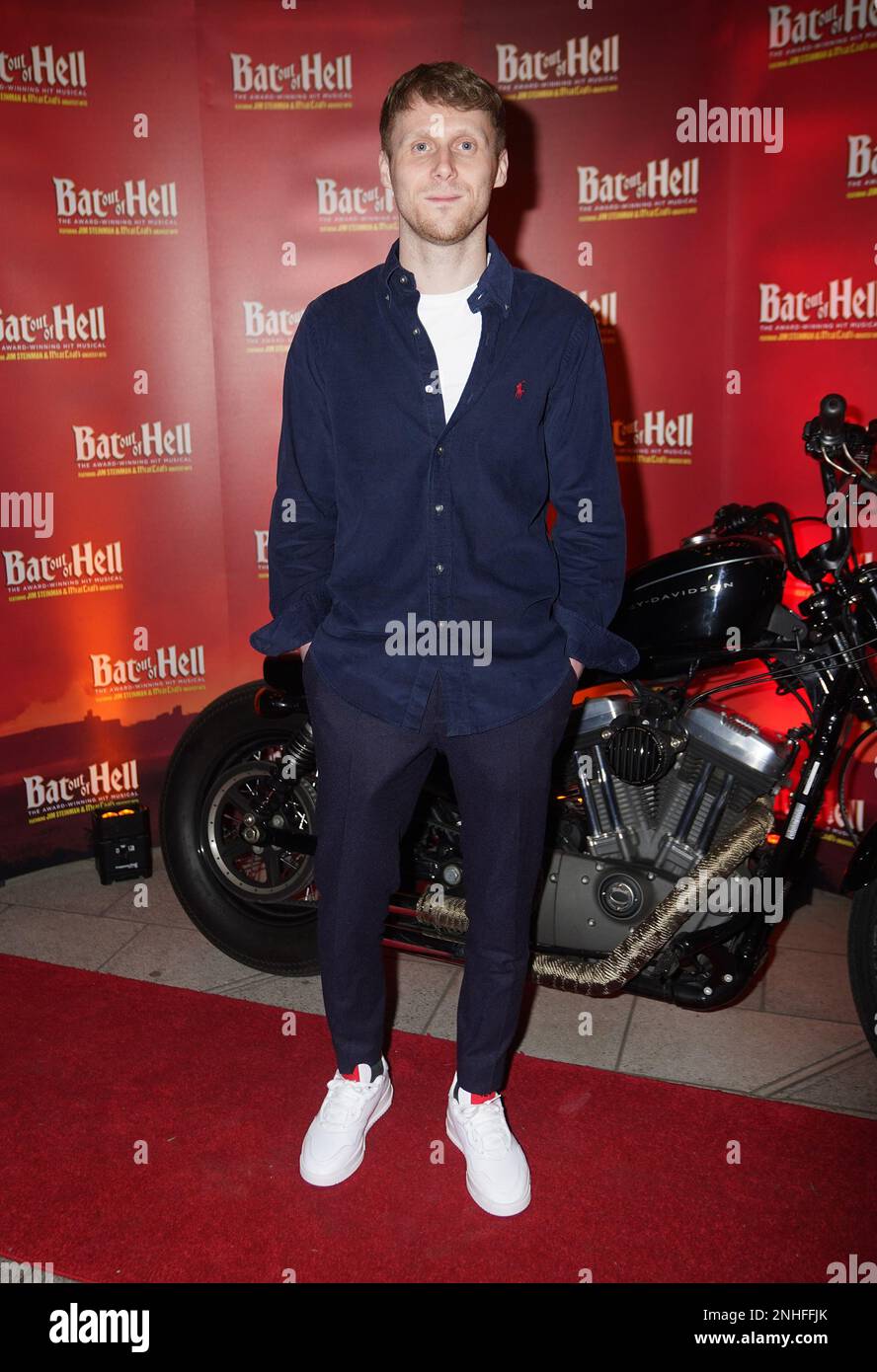 Jamie Borthwick attending the media night for Bat Out of Hell The ...