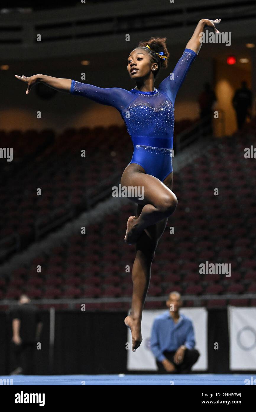 January 6, 2023: KAYLEI MCDONALD from Fisk University competes on the ...