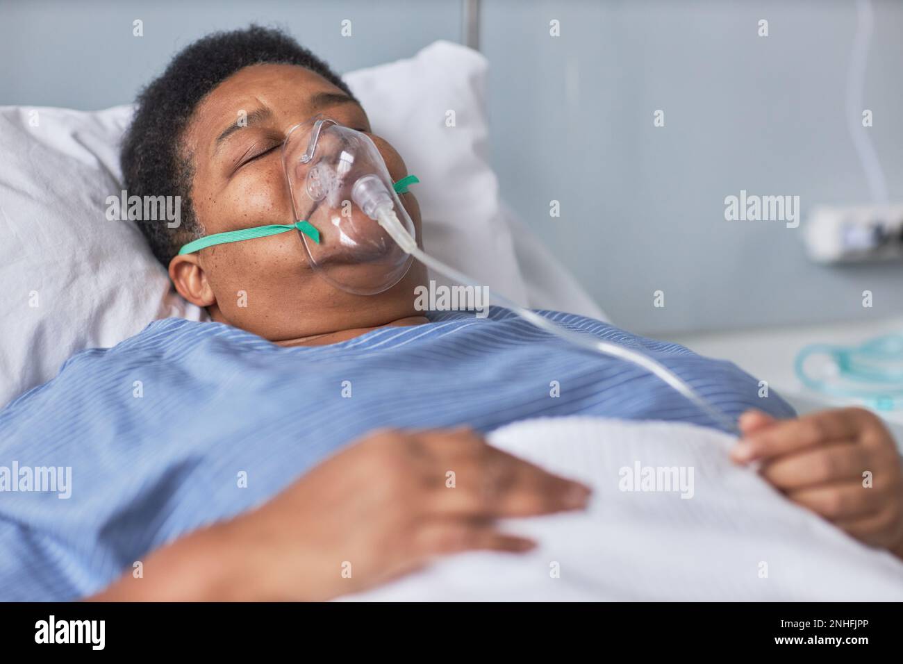 Blonde Girl In Coma In Hospital