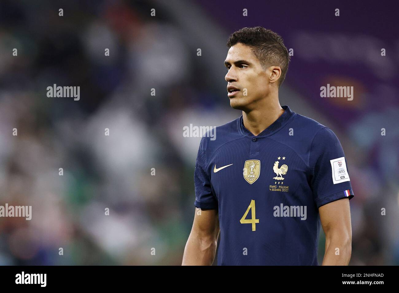DOHA - Raphael Varane of France during the FIFA World Cup Qatar 2022 ...