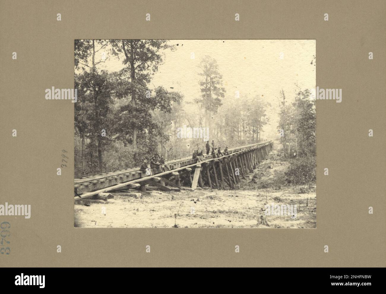 Trestle on railroad, City Point, Virginia 19th Century Mathew Brady ...