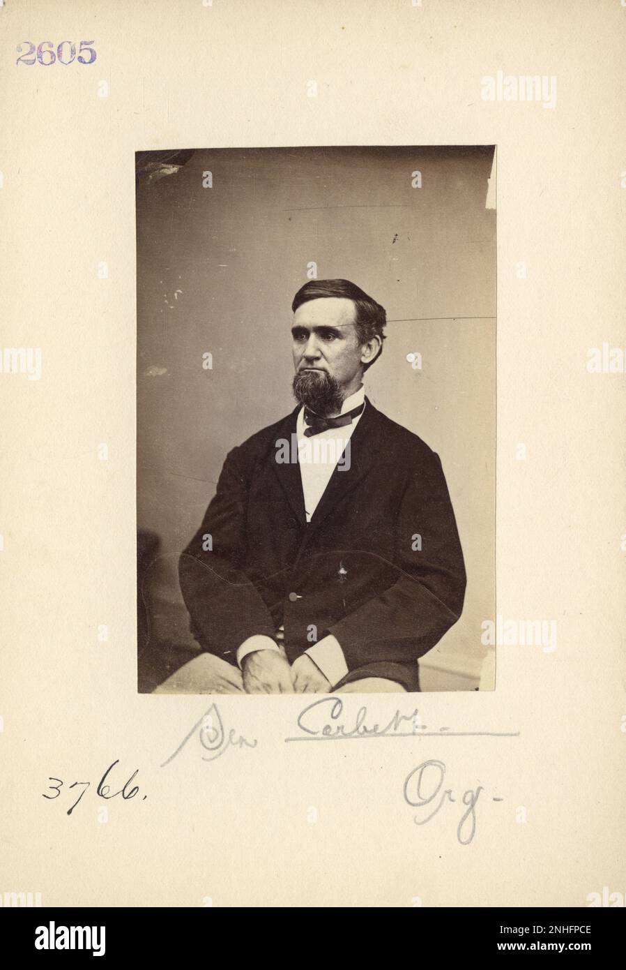 Hon. Henry W. Corbett, Oregon 19th Century Mathew Brady, Quartermaster ...