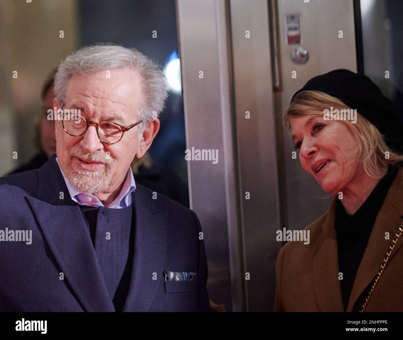 Berlin, Germany. 21st Feb, 2023. Steven Spielberg, director from the ...