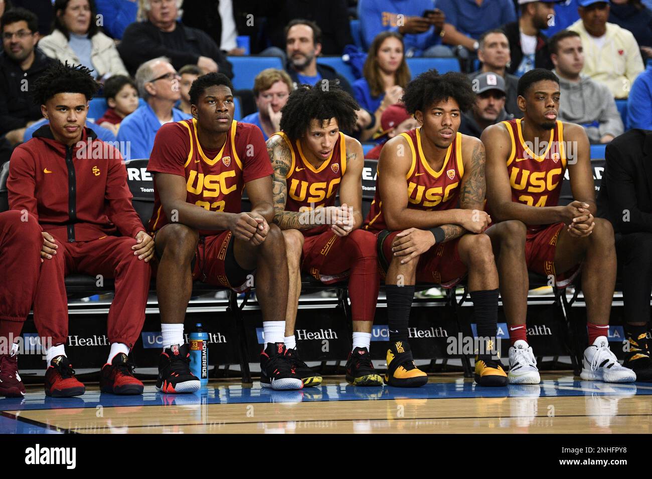 White College Basketball Bench