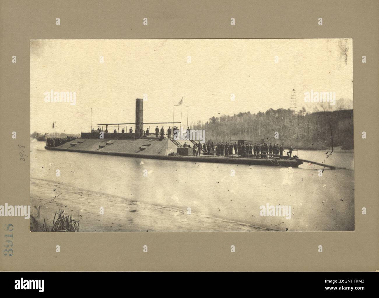 "Atlanta" (Confederate Ram) on James River after capture 19th Century ...