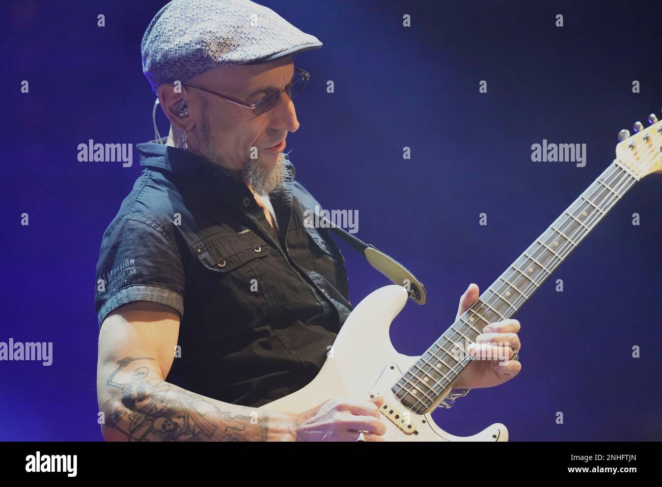 The musical group Fito y Fitipaldis during a concert at the Euskalduna ...