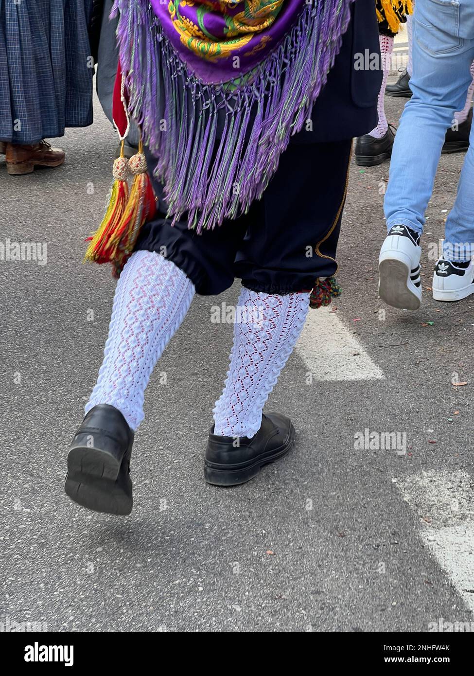 Detail of the Balari costume from Bagolino carnival Stock Photo - Alamy