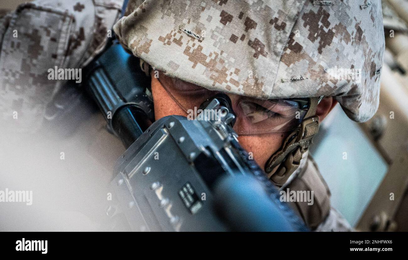U.S. Marine Corps Cpl. Alex Maciel, a motor transport operator with ...