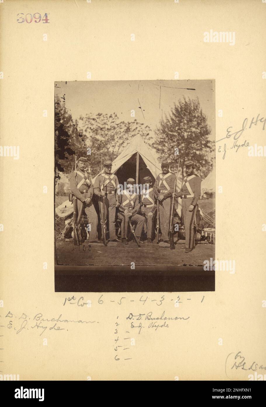 Group of infantry 19th Century Mathew Brady, Quartermaster, and Other ...