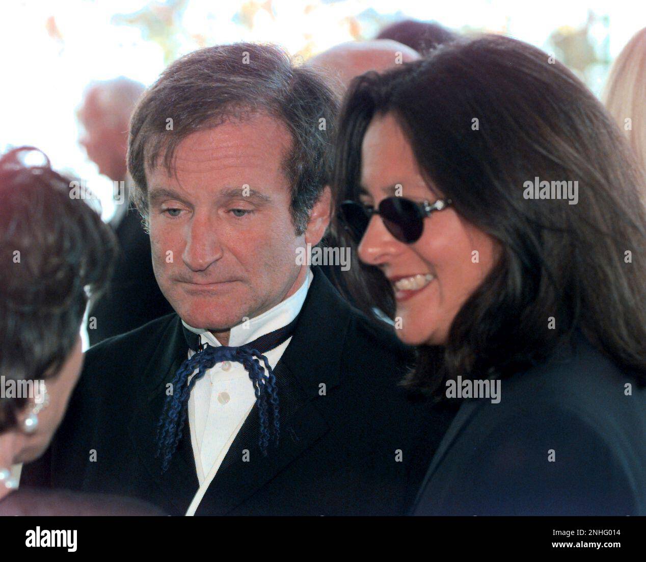 Robin Williams and Marsha Garces Williams in 1998 (MICHAEL MACOR/San ...